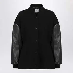 TOTEME College Jacket In Wool And Cashmere Blend - Black
