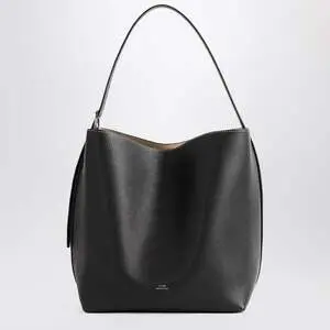 TOTEME Medium Tote Bag In Grained Leather - Black