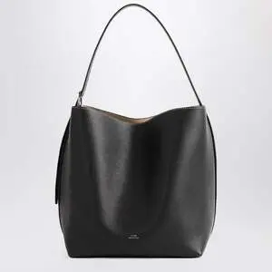 TOTEME Medium Tote Bag In Grained Leather - Black