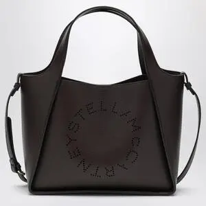 Stella McCartney Chocolate Vegan Leather Shoulder Tote Bag - Brown