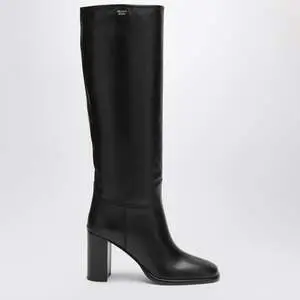Prada Leather Boots - Black