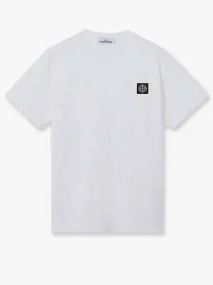 Stone Island Organic Cotton T-shirt - White