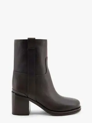 Brunello Cucinelli Vintage Leather Boots With Precious Detail - Multicolor