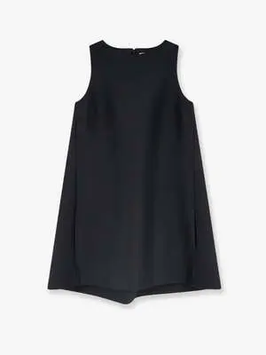 Balenciaga A-line Silk Mini Dress