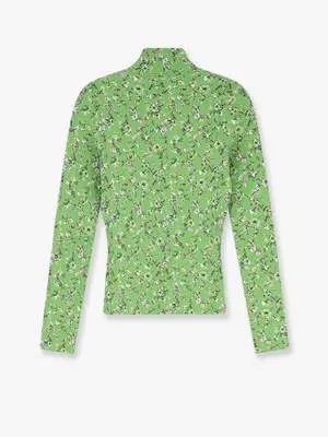 Loewe Viscose Blend Top With Floral Motif - Multicolor