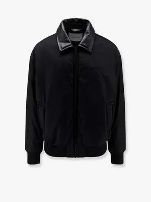 Balenciaga Cocoon Down Jacket In Cotton Blend - Black