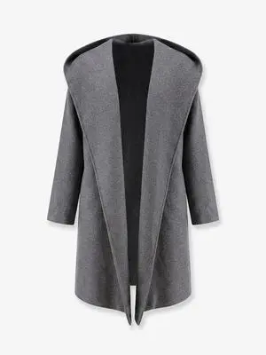 TOTEME Wool Hoodie Coat - Multicolor