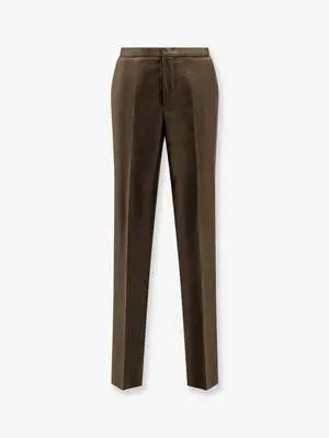 Loro Piana Jan Virgin Wool And Cashmere Trousers - Multicolor