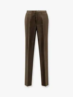 Loro Piana Jan Virgin Wool And Cashmere Trousers - Multicolor