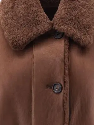 Brunello Cucinelli Shearling Sleeveless Jacket - Multicolor