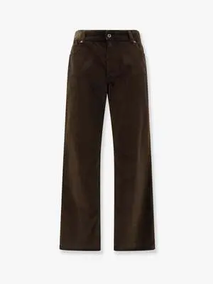 Loewe Velvet Trousers - Brown