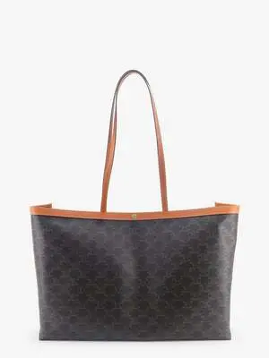 Celine Medium Cabas Triomphe Canvas Shoulder Bag - Multicolor