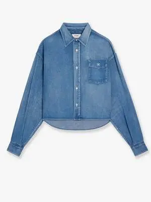 Celine Cotton Denim Shirt - Multicolor