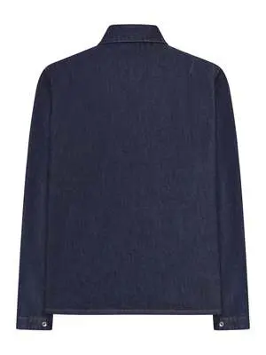 Stone Island Cotton Denim Overshirt