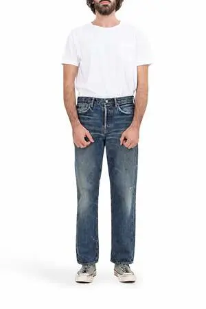 Visvim Vintage Straight Leg Jeans - Blue
