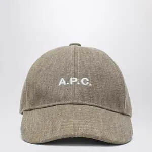 A.p.c. Charlie Baseball Cap Dark - Brown