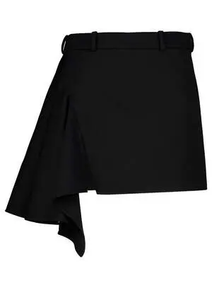 Givenchy Minigonna Con Spacco In Lana