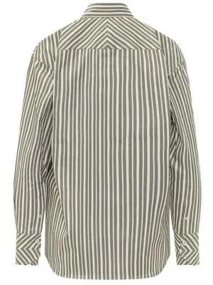 Victoria Beckham Camicia A Righe Con Taschino