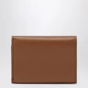 Miu Miu Small Cognac Leather Wallet - Brown