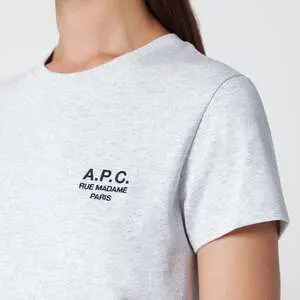 A.p.c. Cotton T-shirt With Embroidery