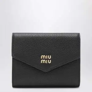 Miu Miu Small Calfskin Wallet - Black