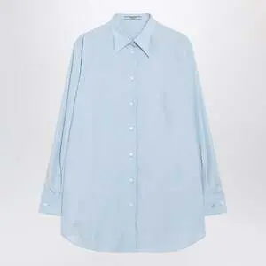 Prada Cielo Shirt In Cotton Poplin