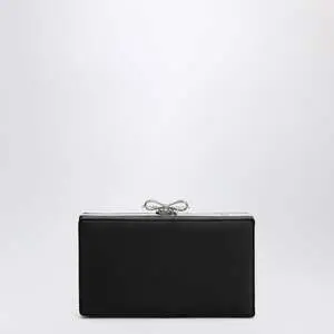 SELF-PORTRAIT Crystal Mesh Clutch Bag