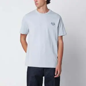 A.p.c. Rue Madame T-shirt In Cotton - Blue