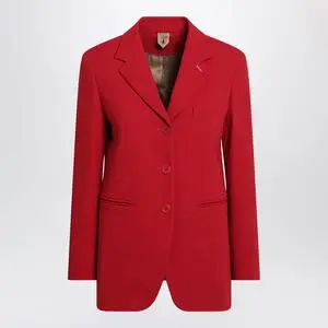 Max Mara Wool Cady Blazer - Red