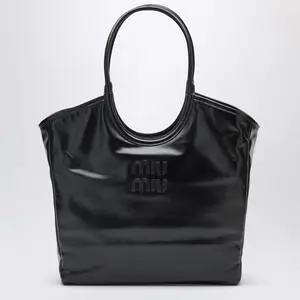 Miu Miu Ivy Bag In Leather - Black