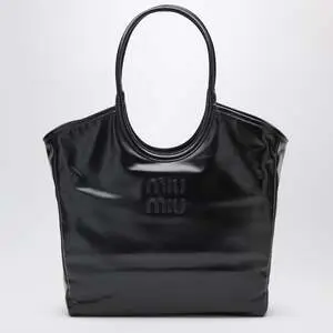 Miu Miu Ivy Bag In Leather - Black