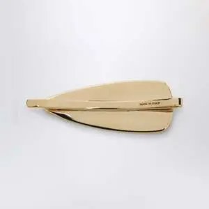 Miu Miu Enameled Metal Clip - Black