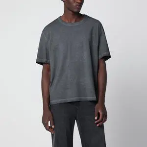 Séfr Washed-effect Mauro Organic Cotton T-shirt - Black