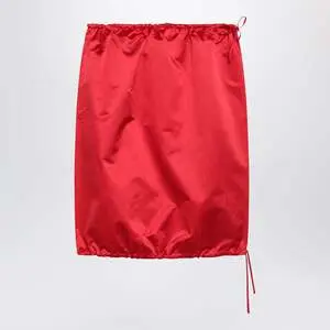 Prada Silk Skirt - Red