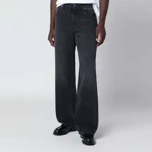 Séfr Relaxed Cut Washed Jeans - Black
