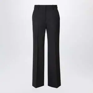 Fendi Grain De Poudre Trousers - Black