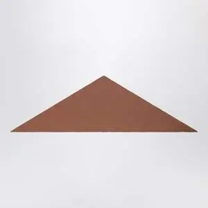 Chloé Iconic Camel Wool Triangle Scarf - Cream