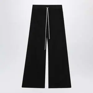 Rick Owens Pusher Trousers In Cotton - Black