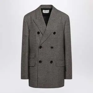 AMI Paris And Black Double-breasted Wool Blazer
