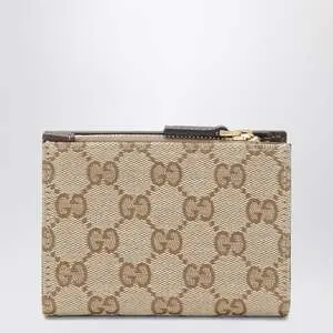 Gucci Small Wallet With Gg Fabric Horsebit