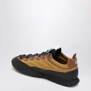 Miu Miu Sneakers In Technical Ripstop Fabric, Mustard