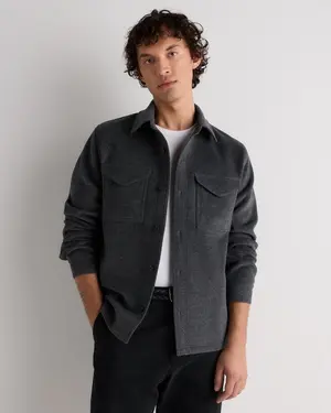 Quince Single Breasted Overshirts For Men