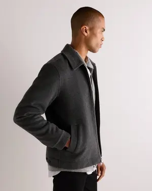 Quince Wool Cashmere Harrington Jacket