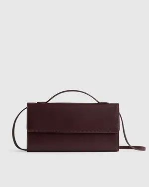 Quince Eloise Clutch - Deep Plum
