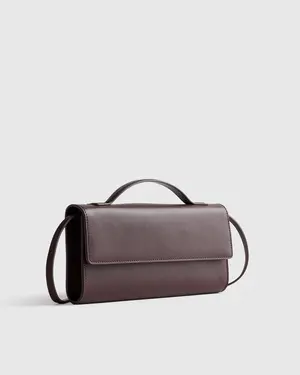 Quince Eloise Clutch - Deep Plum