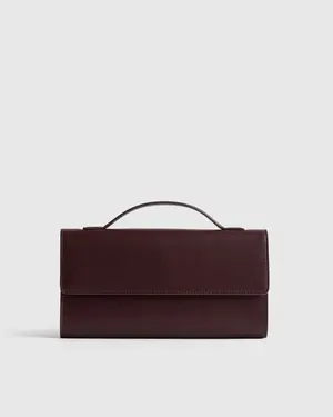 Quince Eloise Clutch - Deep Plum