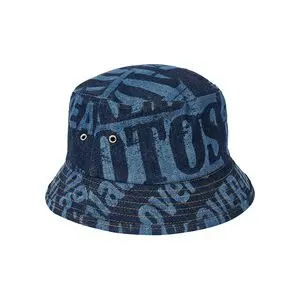 PALACE Tabloid Denim Bucket Hat - Blue