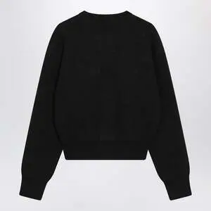 LEMAIRE Charcoal-colored Alpaca Blend Zip-up Sweater