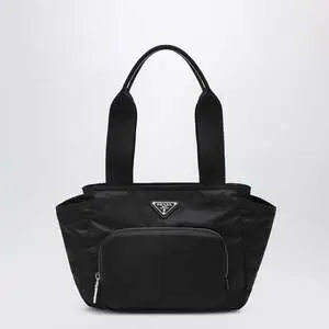 Prada Re-nylon Shopping Bag - Black