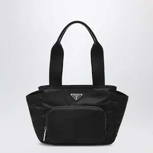 Prada Re-nylon Shopping Bag - Black